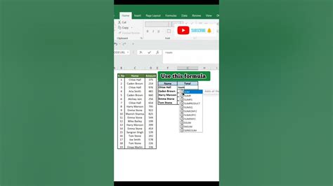 sumif formula in excel shorts exceltips youtube