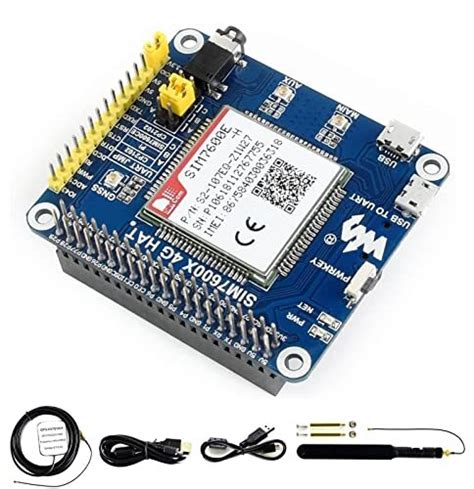 Waveshare G G G GSM GPRS GNSS Hat For Raspberry Pi Jetson Nano Based On SIM E H Supports