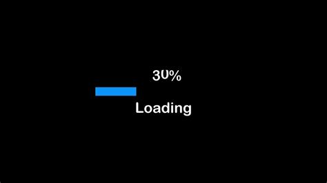 Loading Progress Bar Animation Black Screen 44175638 Stock Video At