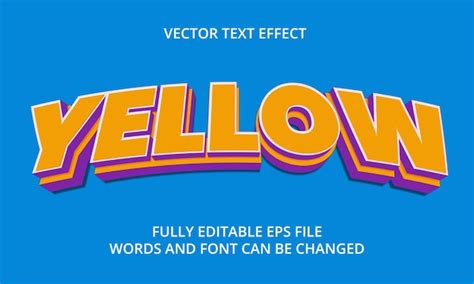 Premium Vector Editable 3d Text Effect Style Vector