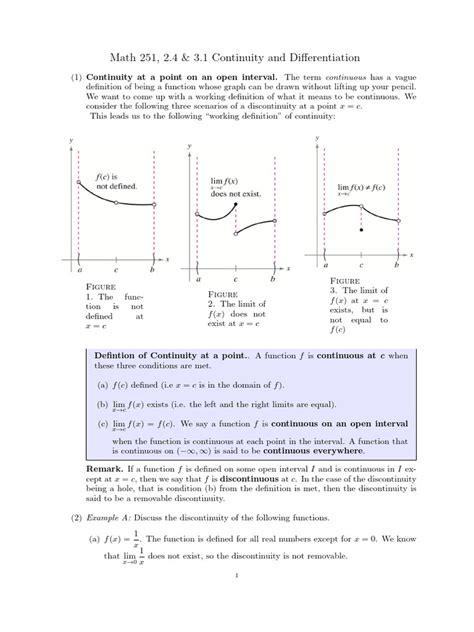 Continuity And Differentiation1 Pdf Function Mathematics Continuous Function