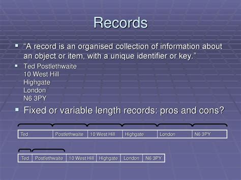 File And Database Concepts Ppt Download