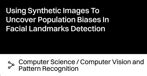 Using Synthetic Images To Uncover Population Biases In Facial Landmarks