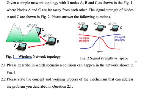 Solved Given A Simple Network Topology With 3 Nodes A B And