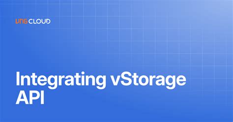 Integrating Vstorage Api Vng Cloud Docs