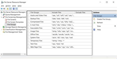 Configure File Screens For File Server Resource Manager Fsrm