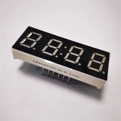 Pure Green 7 Segment Led Display 0 4inch 4 Digits Common Anode For Digital Timer Clock Display
