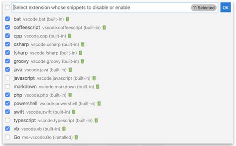 Visual Studio Code How To Remove IntelliSense Suggested Snippets Introduced By Extension Or