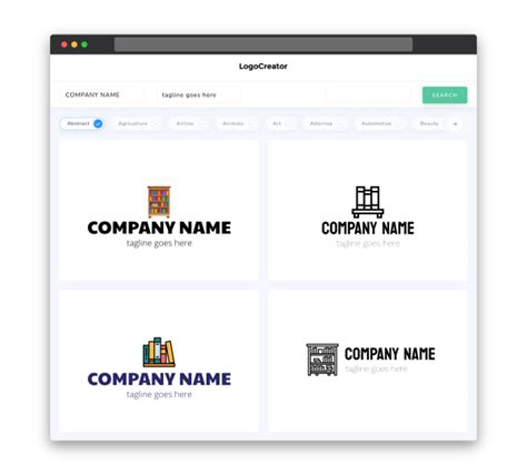 Bookshelf Logo Design Create Your Own Bookshelf Logos