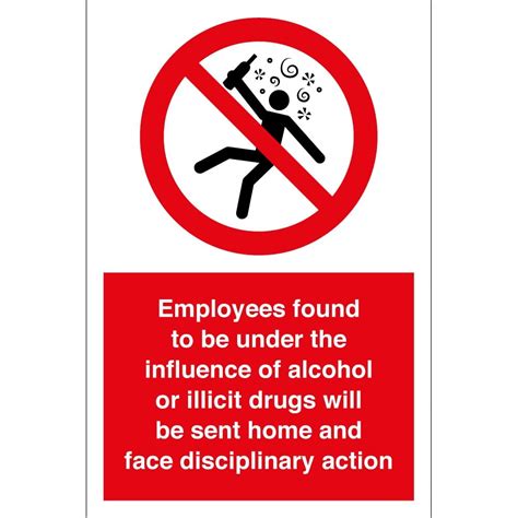 Employee Disciplinary Safety Signs From Key Signs Uk