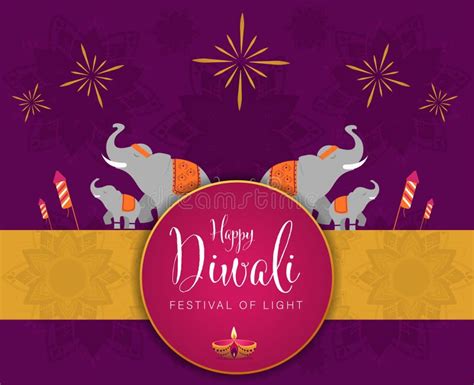 Diwali Day Stock Vector Illustration Of Diwali Greeting 312457631