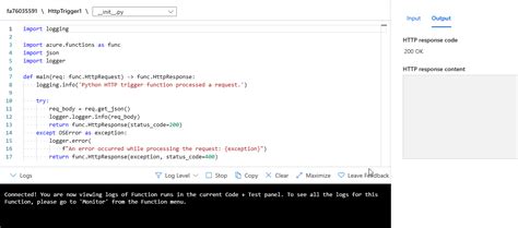 Python Azure Triggere Function Empty Body Stack Overflow