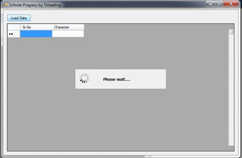 Infinite Progress Bar By Using Multi Threading Sourcecodester