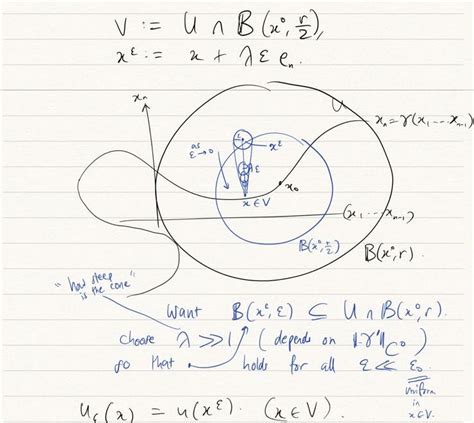 Partial Differential Equations Question Regarding Evans Proof Of