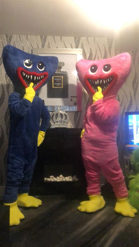 Huggy Wuggy Kissy Missy Event Mascots Costume Hire