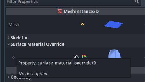 Property Name Inconsistency Surfacematerialoverride · Issue 70233