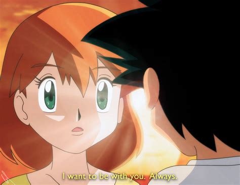 Pokemon Ash And Misty By Lunaazul788 On Deviantart