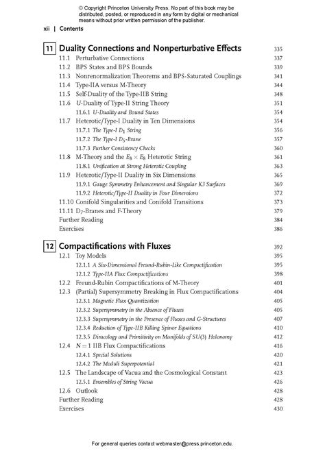 String Theory In A Nutshell Princeton University Press
