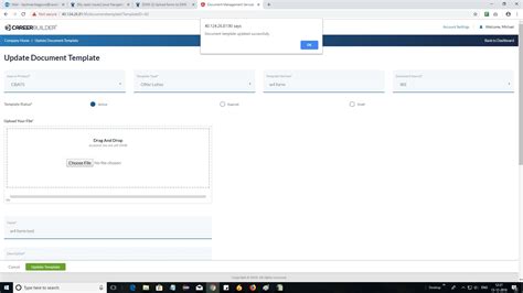 [dms 252] create template fields not populated on uploading document
