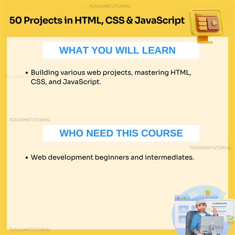 50 projects in 50 days bootcamp html css and javascript mastery etsy