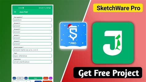 Amazing Apps Create Your Own Quiz Jsonshow To Get Sketchware Pro Project Freeहिन्दी