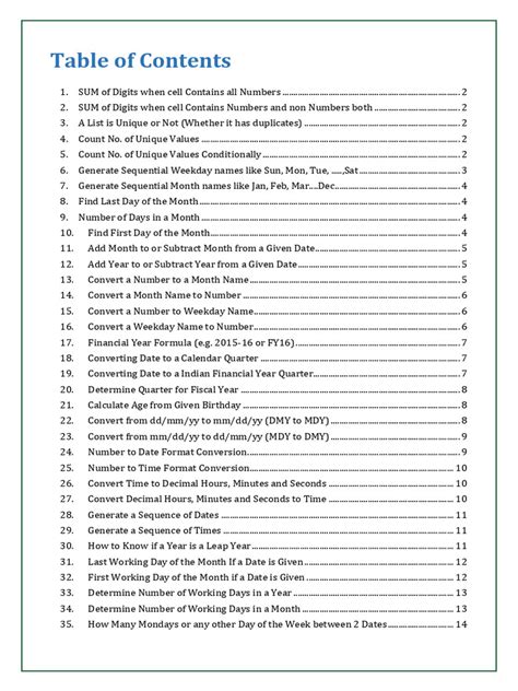 Ms Excel Functions And Formulas Advanced Pdf Workweek And Weekend Numbers