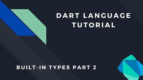 EP Dart Programming Language Tutorial Part Built In Types Part YouTube