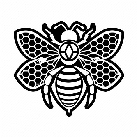 Bee Honeycomb Insect Tattoo Artwork Feminine Icon Download On Iconfinder