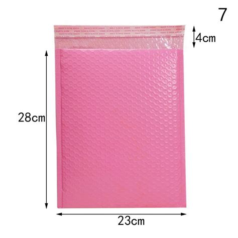 10pcs Pink Paper Bubble Padded Mailers Envelopes B Grandado