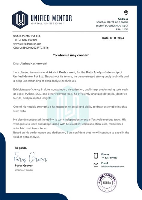 Akshat Kesharwani On Linkedin Dataanalytics Internship Learning