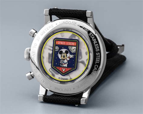 Undone Disney Space Legend Black Chronograph Customizable