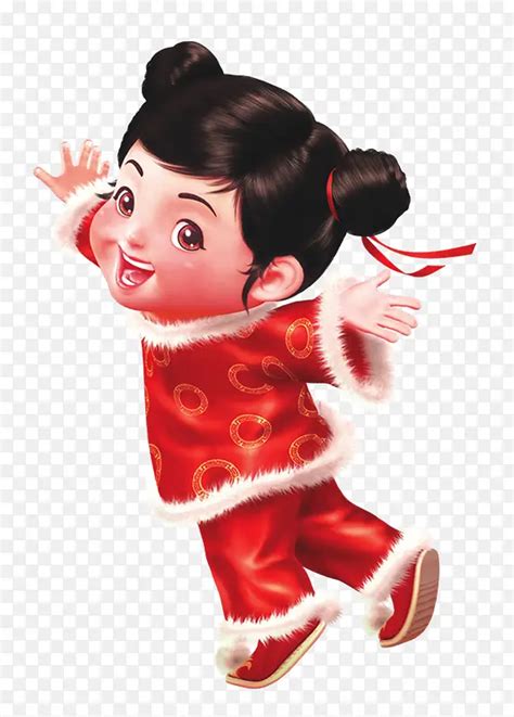 免抠透明红衣小女孩png图片素材下载图片编号11095495 Png素材网