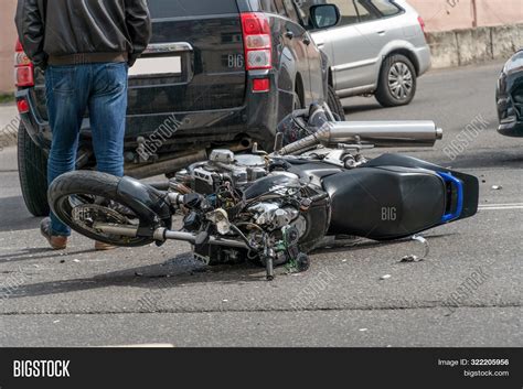 Broken Motorcycle Image Photo Free Trial Bigstock