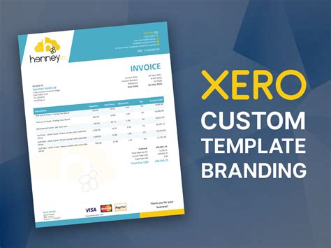 Xero Invoice Template Design Upwork Worksheets Library