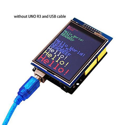 GetUSCart ELEGOO UNO R3 2 8 Inches TFT Touch Screen With SD Card