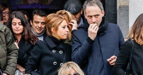 Léa Salamé Et Son Compagnon Raphaël Glucksmann Obsèques De Sébastien