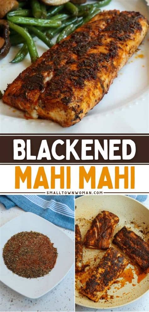 Best Blackened Mahi Mahi Small Town Woman