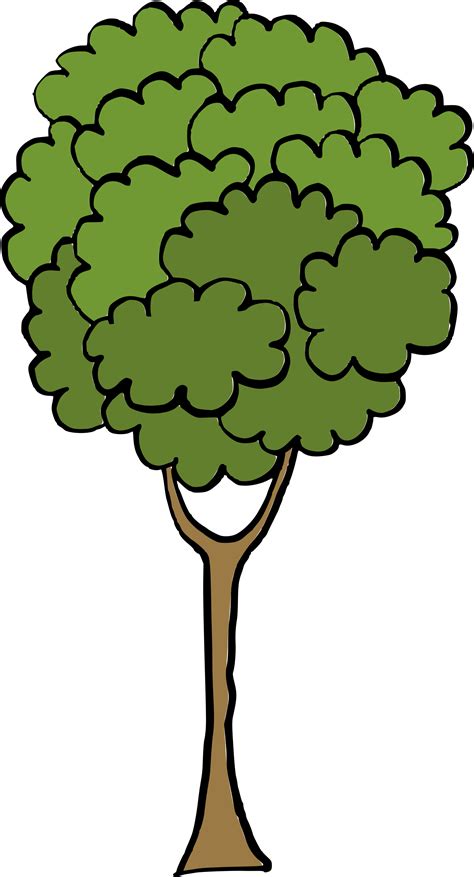 Cartoon Tree Vector EPS SVG PNG Transparent OnlyGFX Com