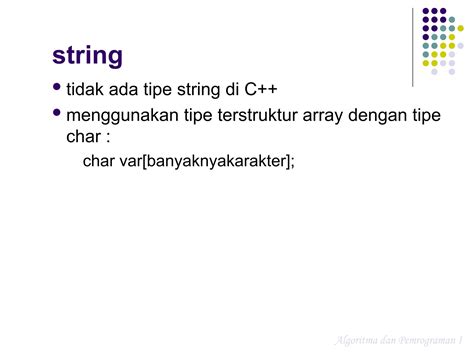 Konsep Data Dan Operator Pada Pemrograman Komputer Ppt