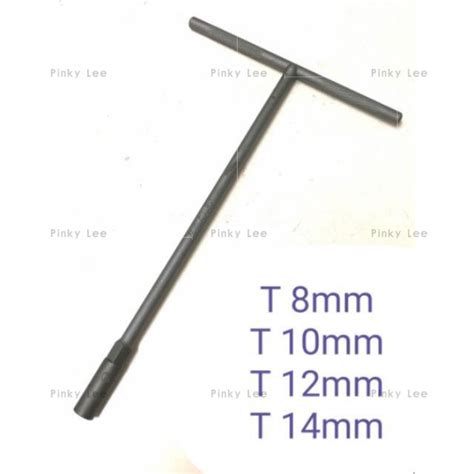 Heavy Duty T Tool Spanar T Deep Socket Wrench 8mm 10mm 12mm 14mm