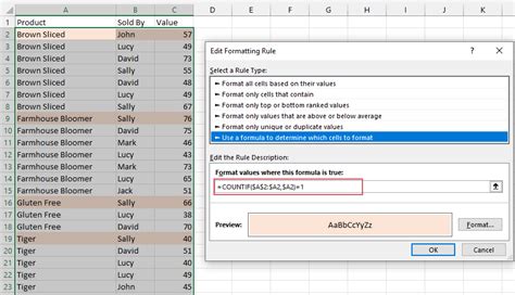 How To Highlight Rows When Cell Value Changes In Excel