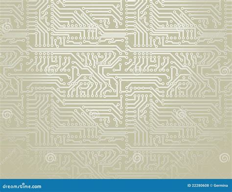 Vector Circuit Board Background Stock Vector Illustration Of Diagram