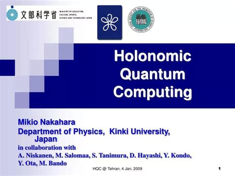 Ppt Holonomic Quantum Computing Powerpoint Presentation Free