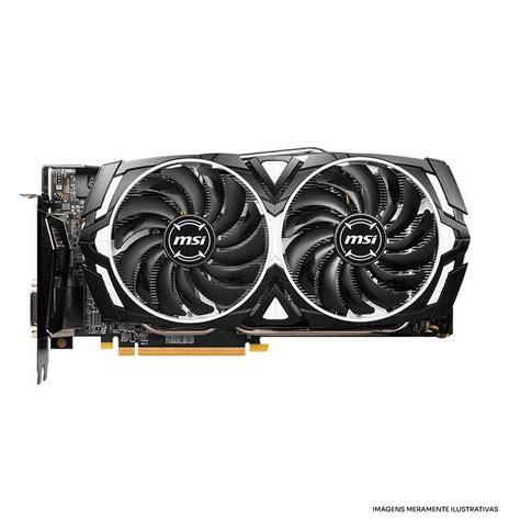 Placa De Video Msi Radeon Rx Armor G Placa De Video Msi Radeon Rx Armor G Msi