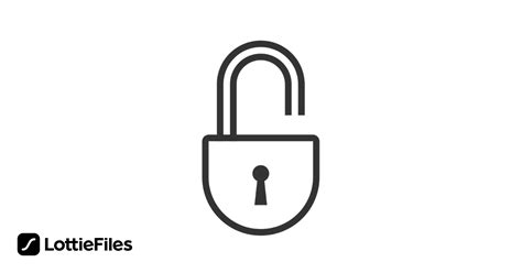 Free Lock Unlocking Lottie Json Animation Animation By Weblodge