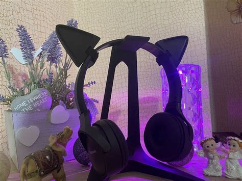 Cat Ears For Headset Gaming Accessories Live Streaming Props Headphones Kitten Ears Twitch