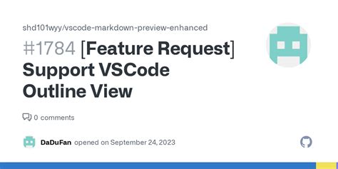 Feature Request Support Vscode Outline View · Issue 1784 · Shd101wyy