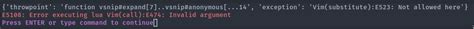 Unable To Call The Vsnip Expand Function Issue 210 Hrsh7th Vim