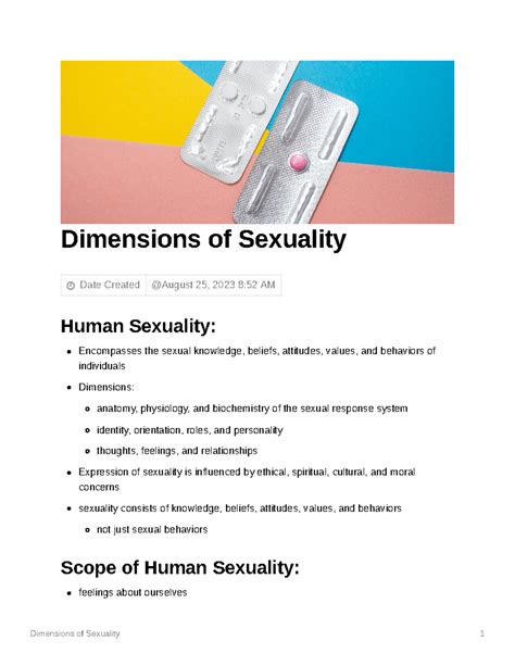 Dimensions Of Sexuality Masters And Johnson Research In The Nature Of Physiological Sexual