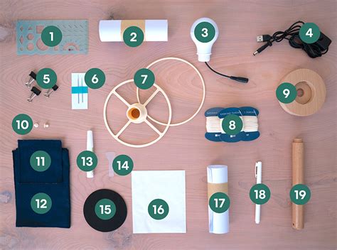 Maker Crate Sashiko Embroidered Lamp Crate